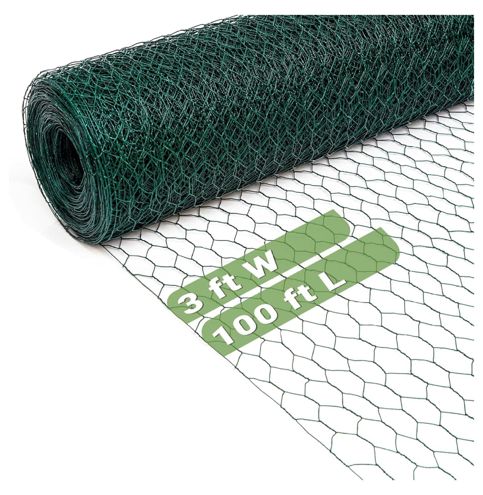 Chicken Wire Fencing Mesh, PVC Coated Galvanized Hexagonal Floral ...