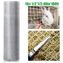 Hardware Cloth 1/2" x 72" x 100' Galvanized Wire Mesh Fencing - Walmart.com