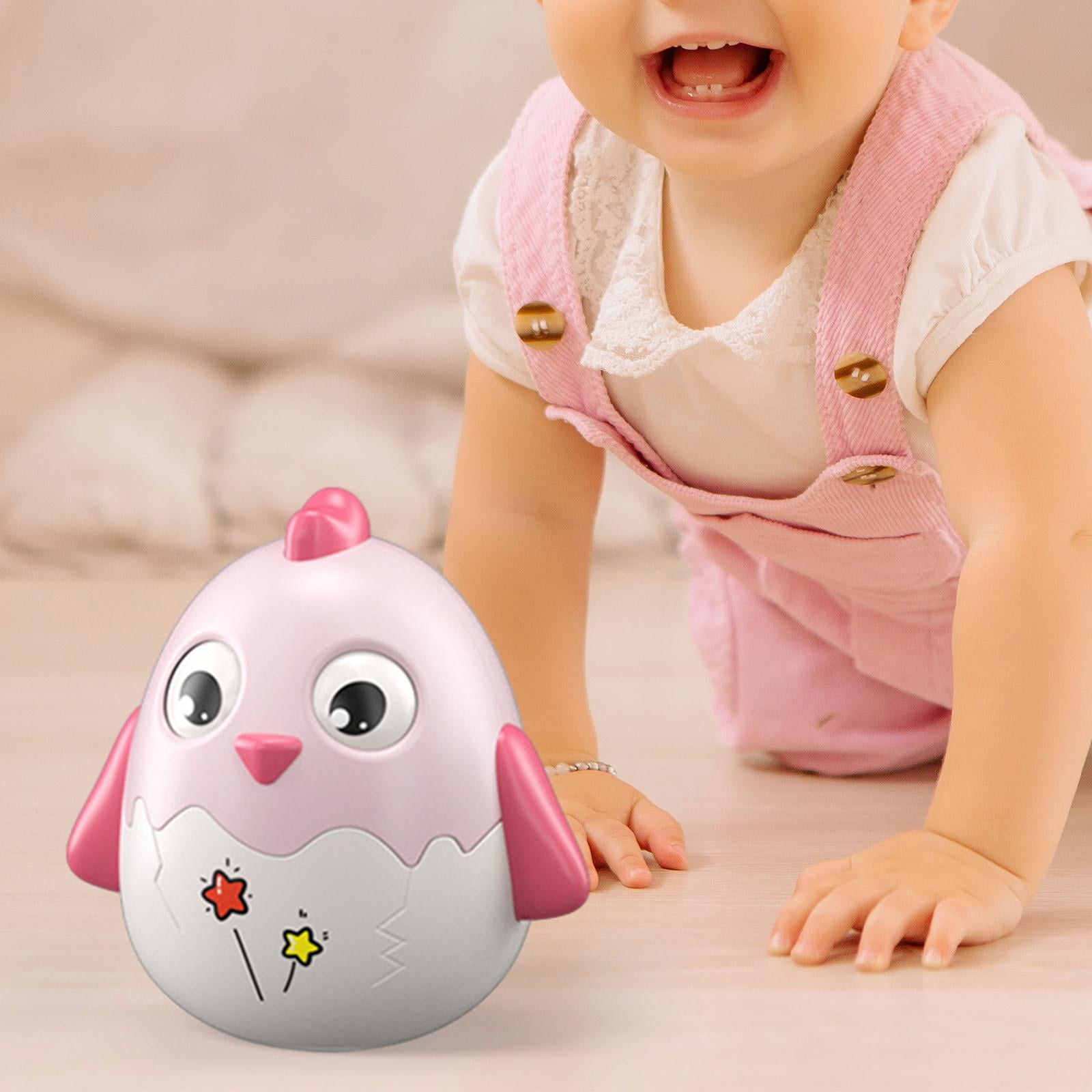 Chicken Wobble Toy Chick Tumbler Toy Developmental Smooth Edges Musical ...