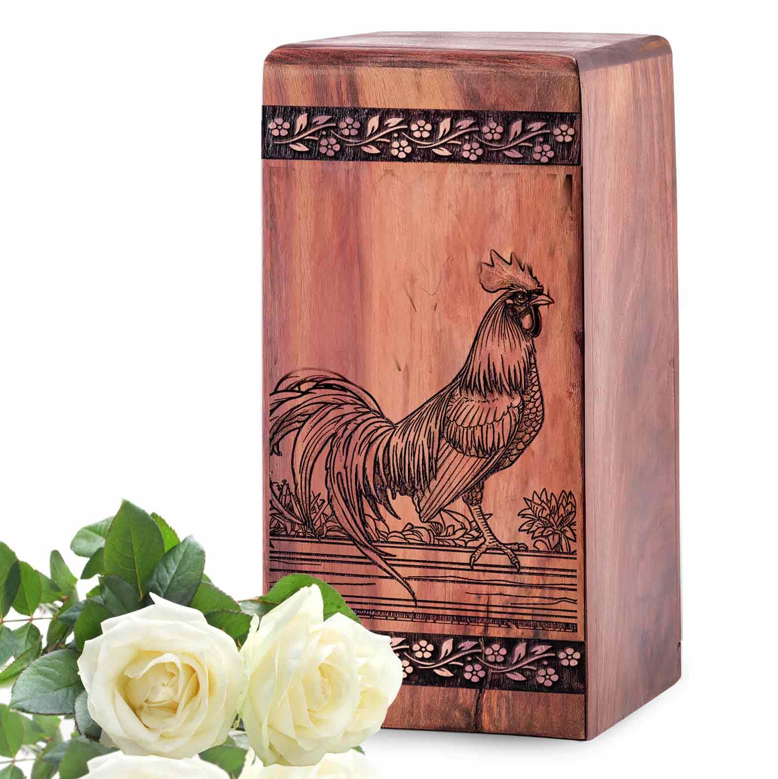 Chicken Wooden Handcrafted Cremation Urns for Human Ashes/Pet Ash ...