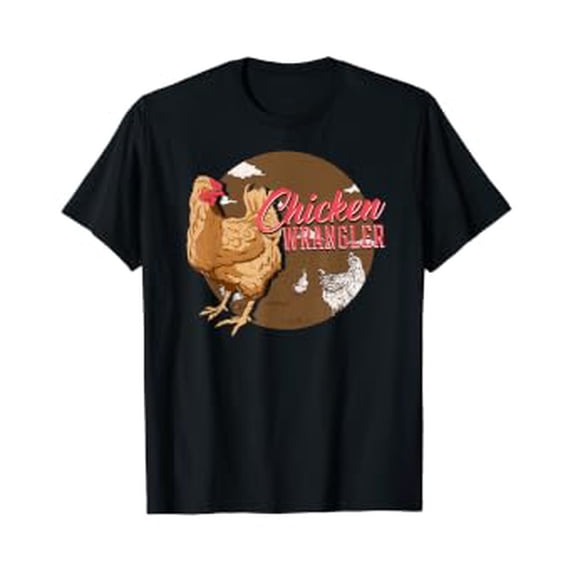 Chicken Wrangler T-Shirt Backyard Chicken - Walmart.com