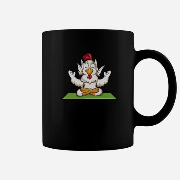 Chicken Yoga For Sporty Chicken Lady Yogi Chick Tee Coffee M - Walmart.com