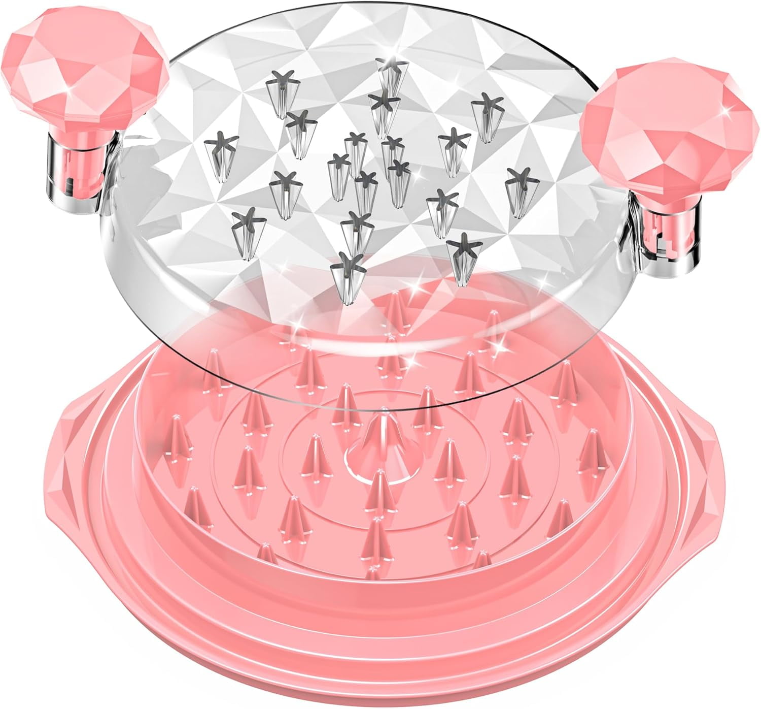 Chicken chopper tool twist with brush, 10 "Pro Visible kitchen meat ...