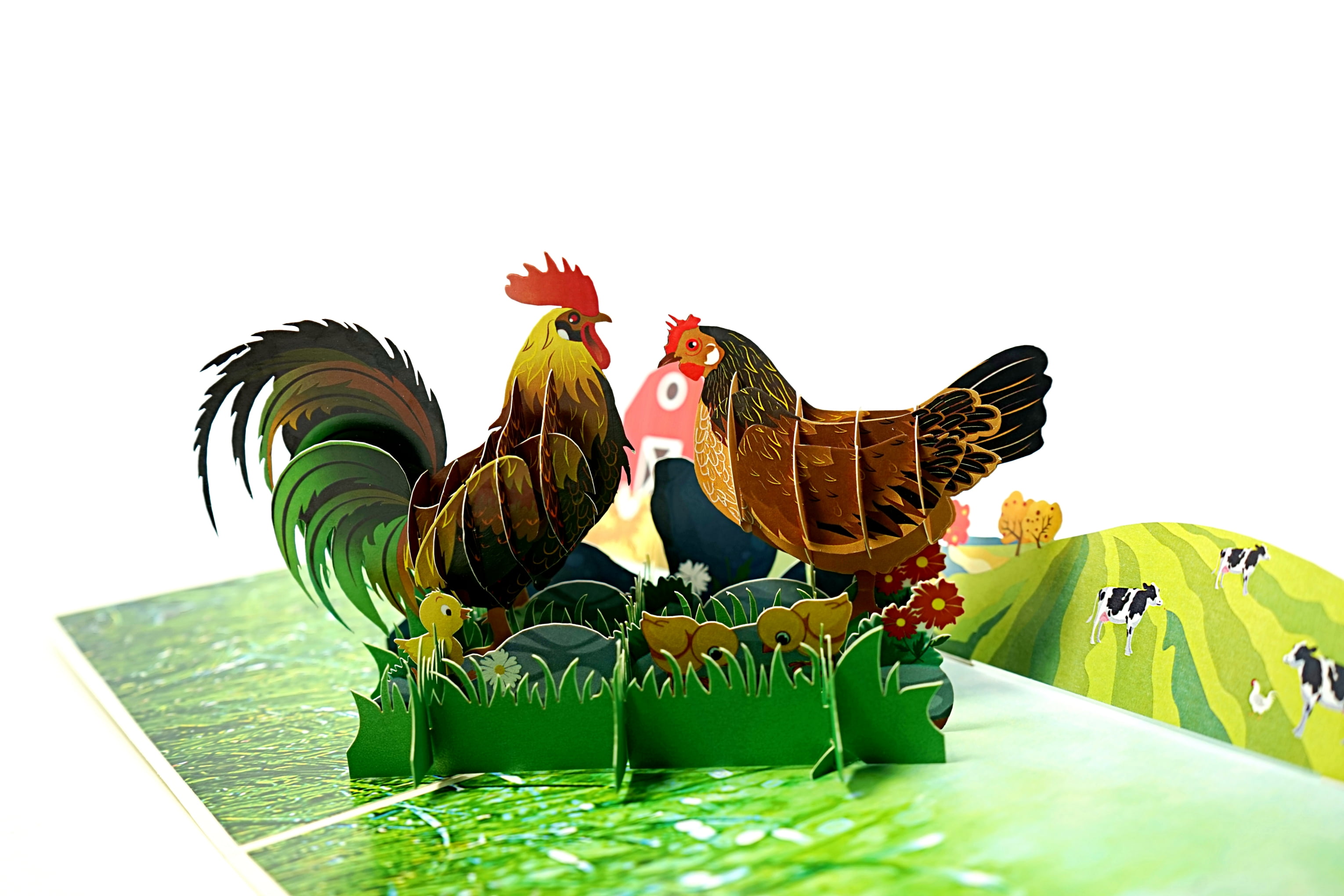 Chicken family Pop Up card - Walmart.com