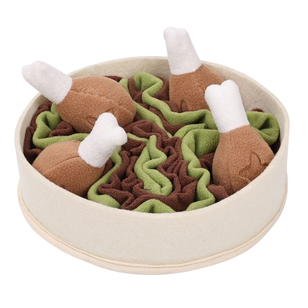 Chicken for Dinner Snuffle Mat Interactive Toy for Dogs - Walmart.com