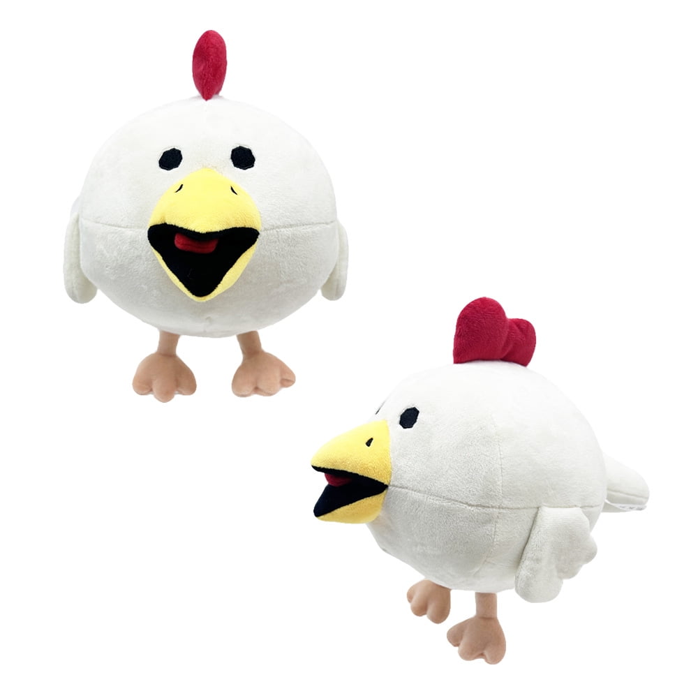 Chicken gun chick run white chicken plush toy doll for boy girls game ...