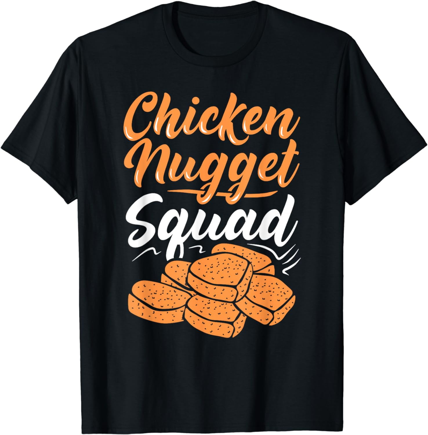 Chicken nuggets squad chicken lover fast food T-Shirt - Walmart.com