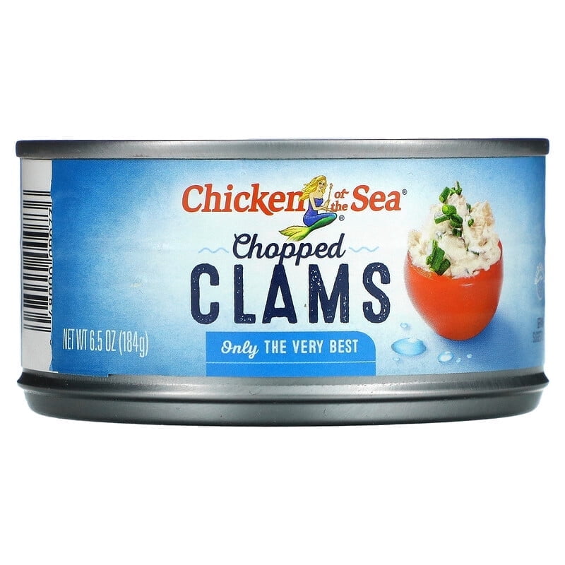 Chicken of the Sea, Chopped Clams, 6.5 oz (184 g) Pack of 4 - Walmart.com