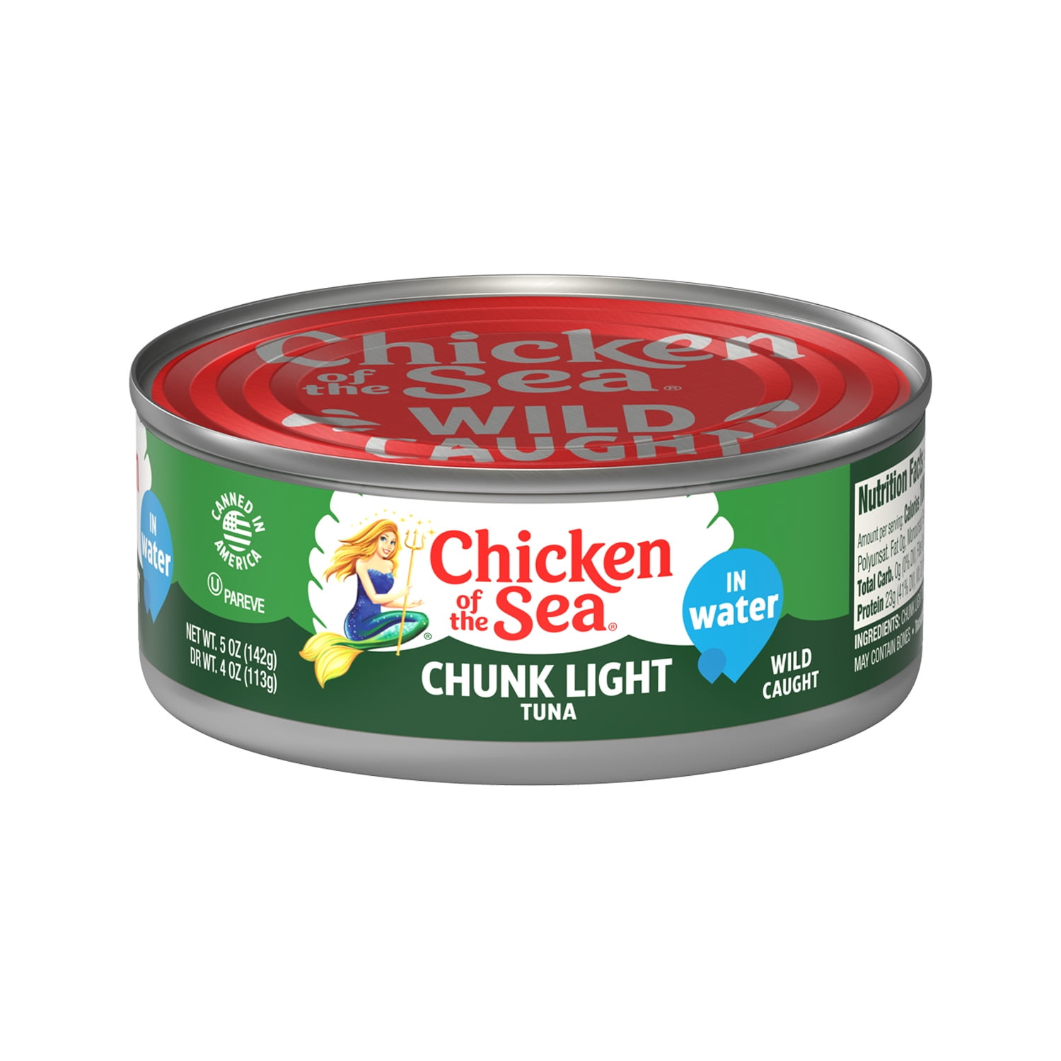 Chicken of the Sea Chunk Light Tuna in Water, 5 oz - Walmart.com