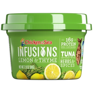Chicken of the Sea Infusions Basil Tuna, Premium Wild-Caught ...
