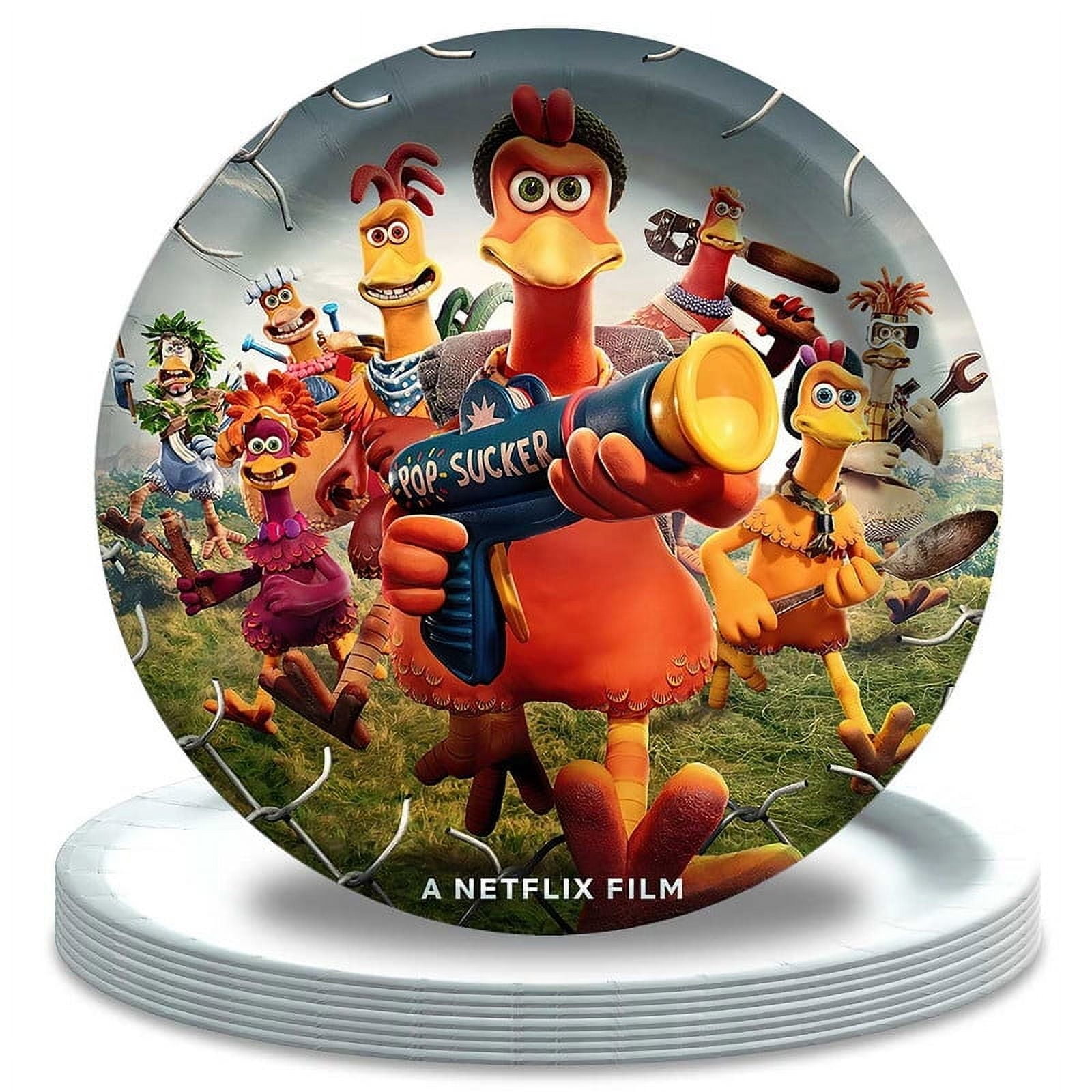 Chicken run Paper Plates Birthday Decorations Party Supplies Tableware ...