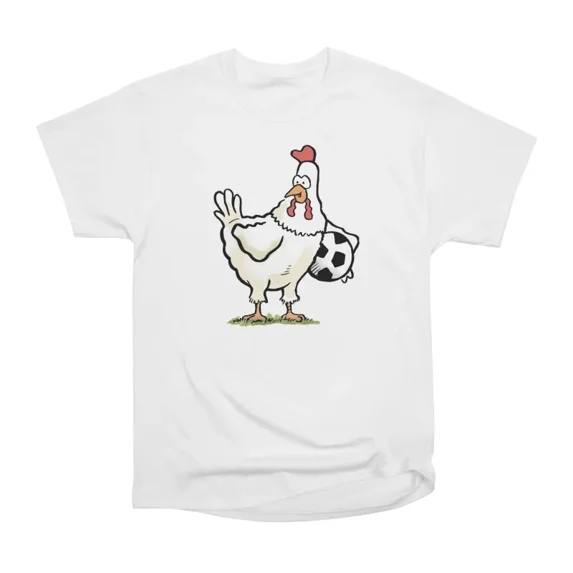 Chicken soccer ball T-Shirt Tee Gift For Him Merch For Her Apparel For ...