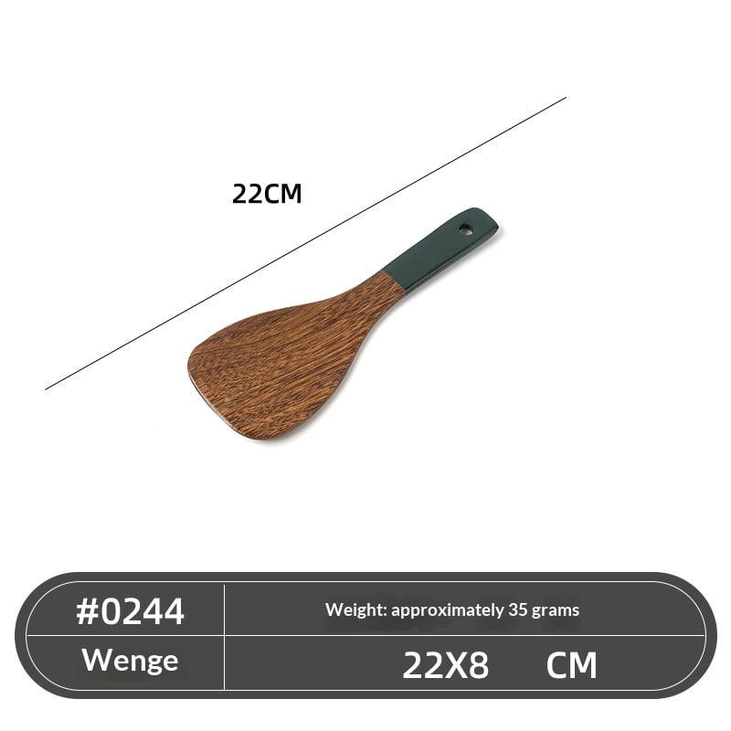 Chicken wing wood creative handle lacquered wooden spoon and spatula ...