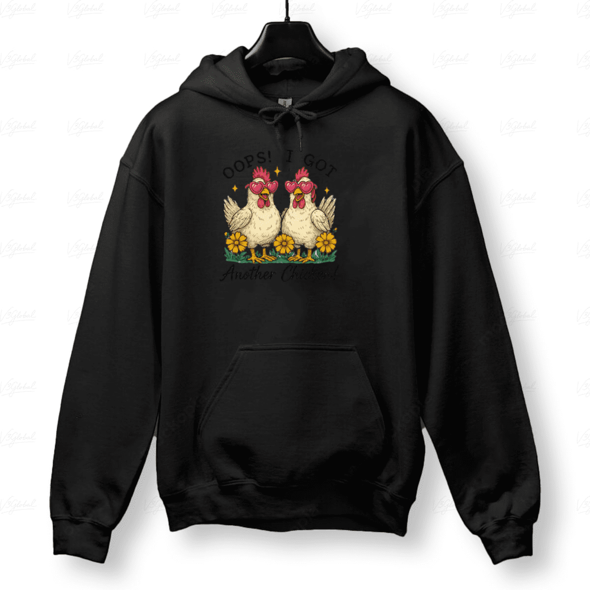 ChickenAddict Chicken Addict Animal Lover Farm Humor Holiday Hoodie ...