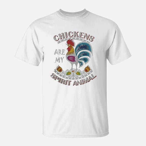 Chickens Are My Spirit Animal Womens Mother Of Chickens TShirt ...