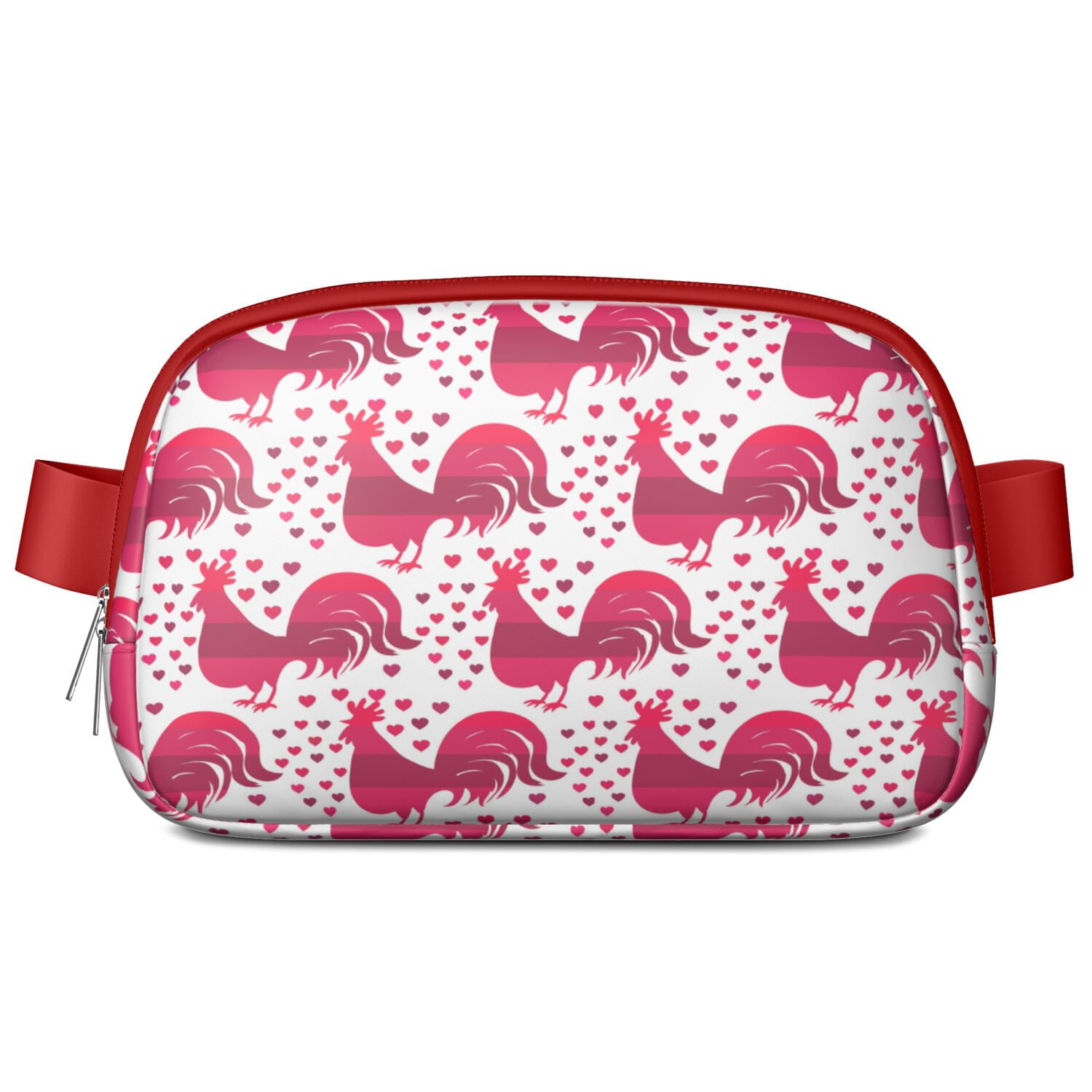 Chickens & Eggs Crossbody Bag – Cute Cartoon Rooster Hen Fanny Pack for ...