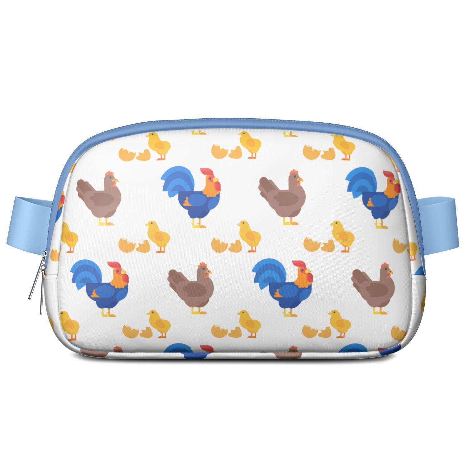 Chickens & Eggs Crossbody Bag – Cute Cartoon Rooster Hen Fanny Pack for ...