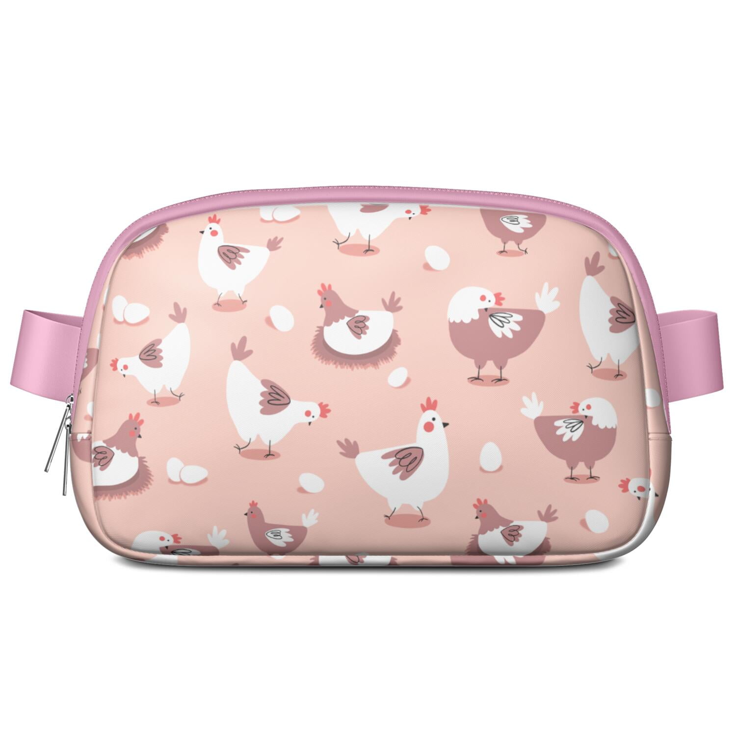 Chickens & Eggs Crossbody Bag – Cute Cartoon Rooster Hen Fanny Pack for ...
