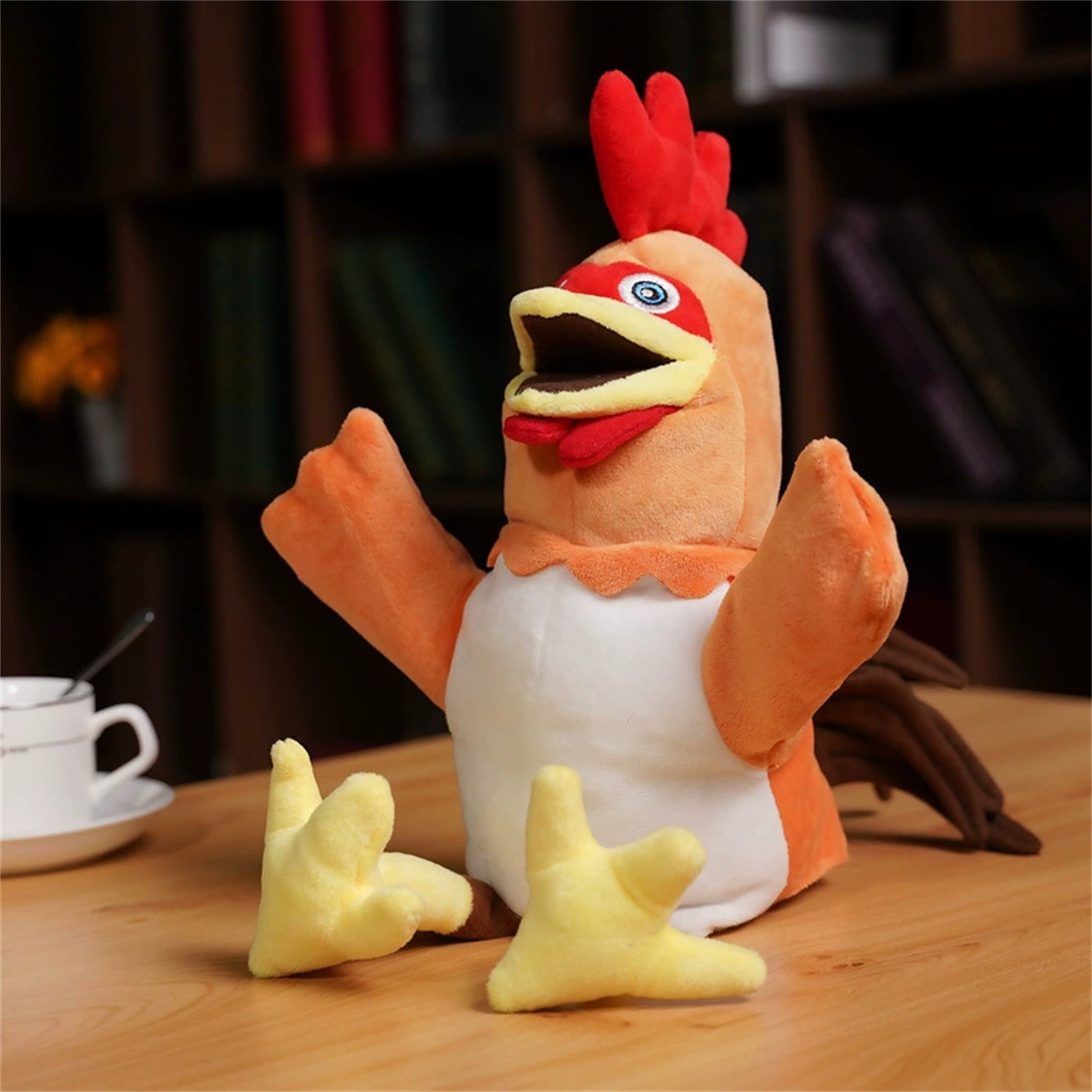 Chickens Hand Puppets Chickens Plush Puppets,9" Realistic Chickens ...