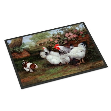 Carolines Treasures BDBA0176JMAT Chicken Hen & Her Chicks Indoor or ...