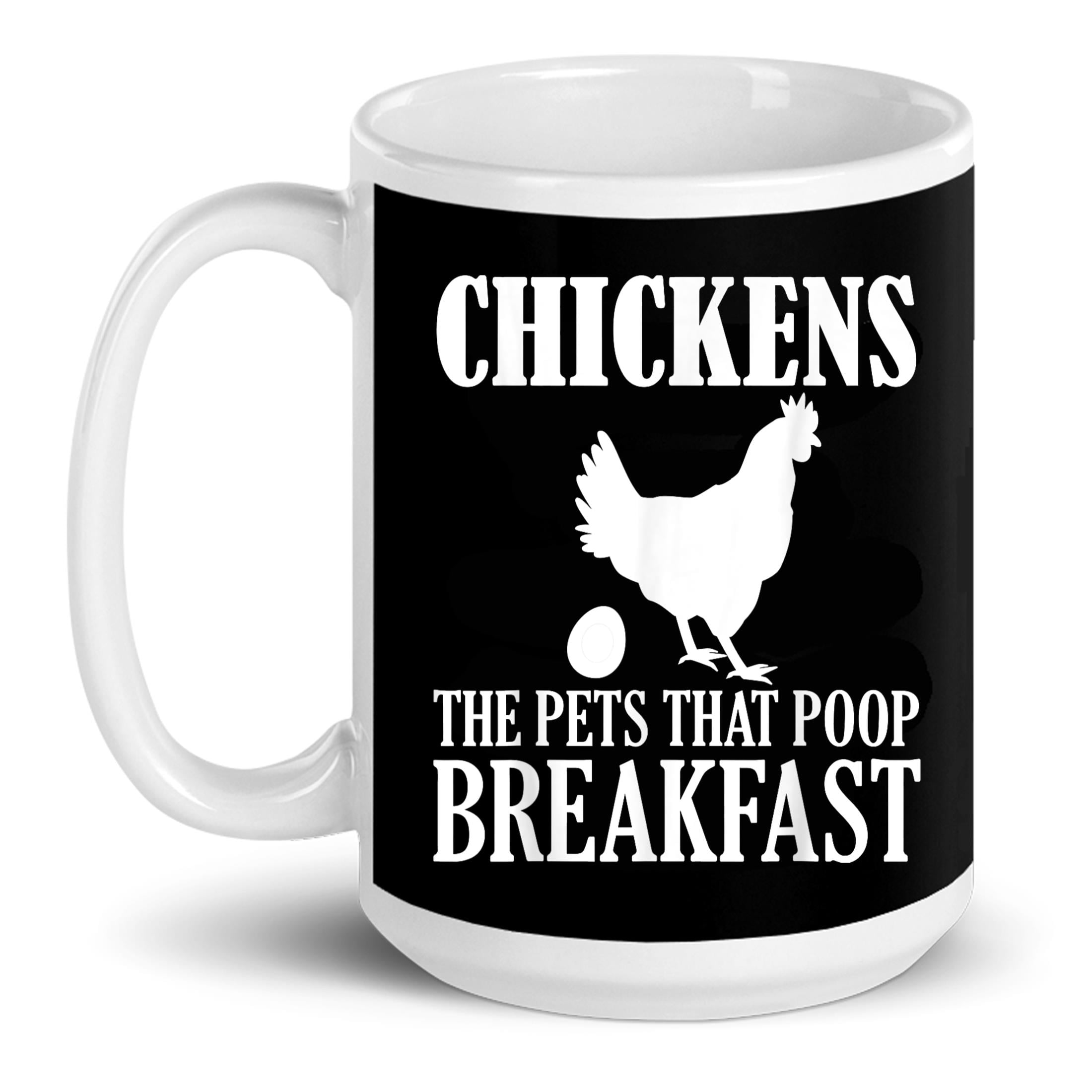 Chickens The Pets That Poop Breakfast Funny Egg Farmer Farm Farming ...
