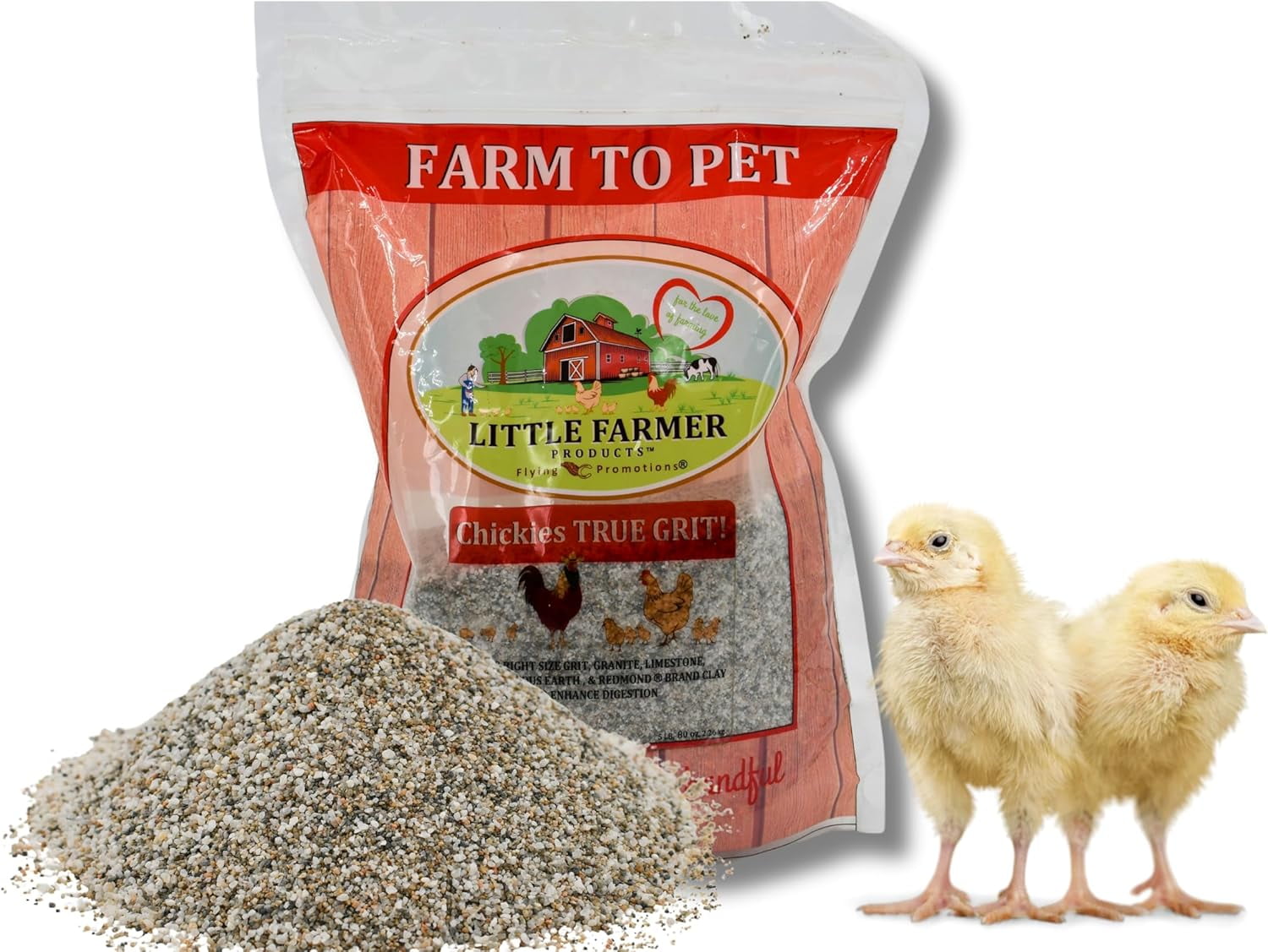 Chickies True Grit! Premium Poultry Chick Grit for Baby Chicks 2 Weeks ...