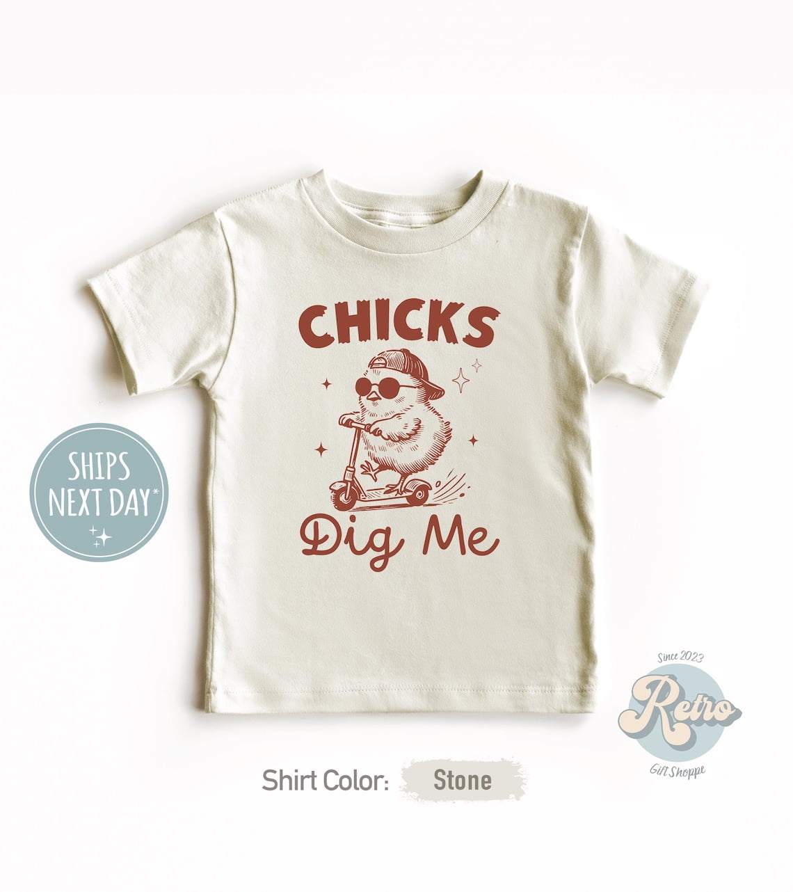 Chicks Dig Me Toddler Shirt Funny Easter Shirt Chick Kids Tee Vintage ...