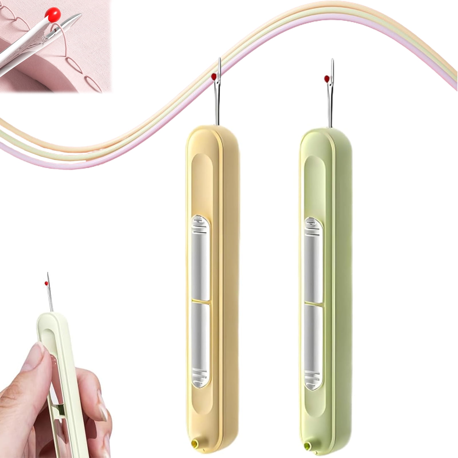 Chiclify - 2 in 1 Needle Threader Seam Ripper, 2025 Upgrade Chiclify ...