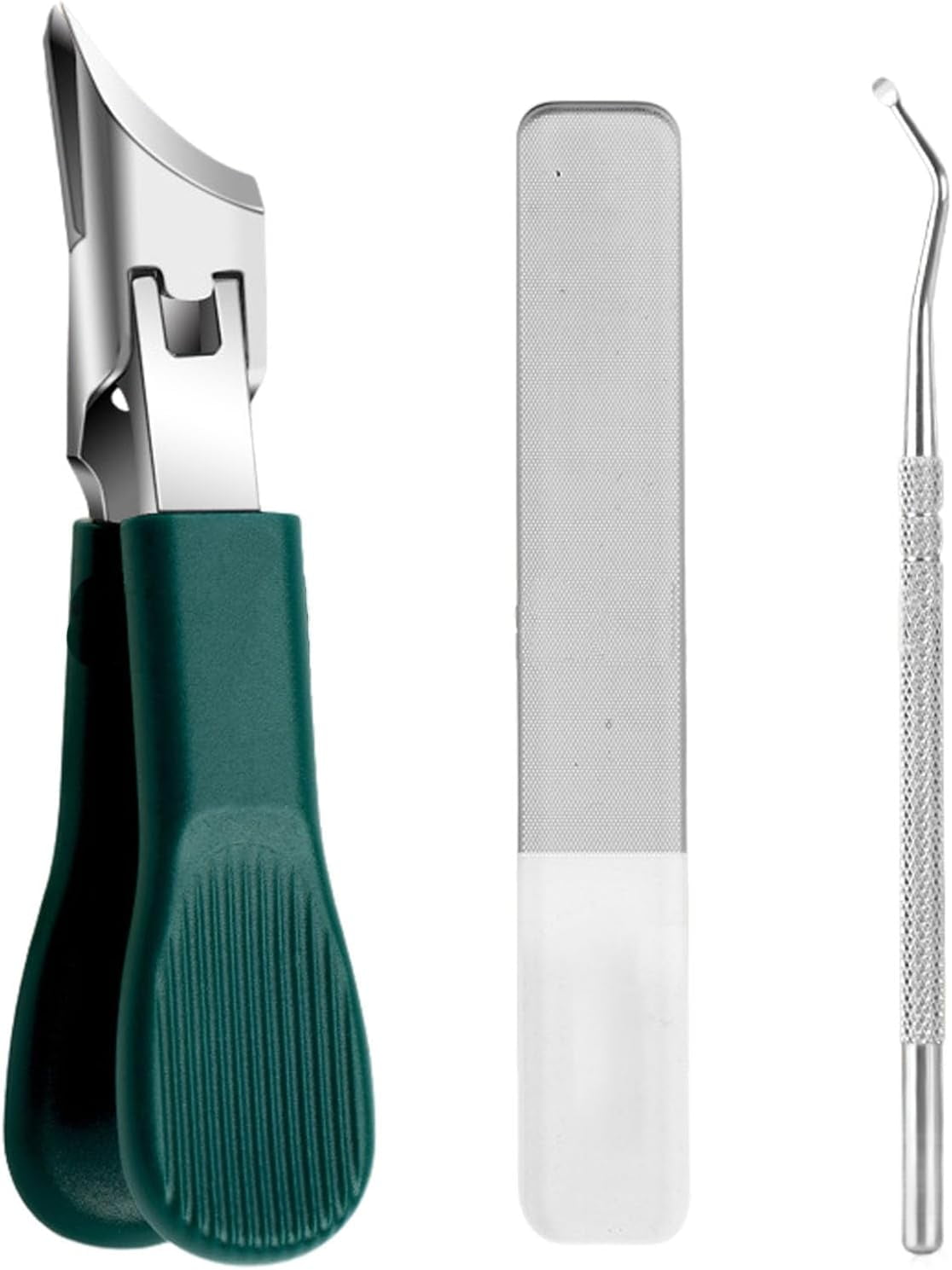 Chiclify Nail Clipper, Slanted Nail Clippers, Wide Jaw Opening Anti ...