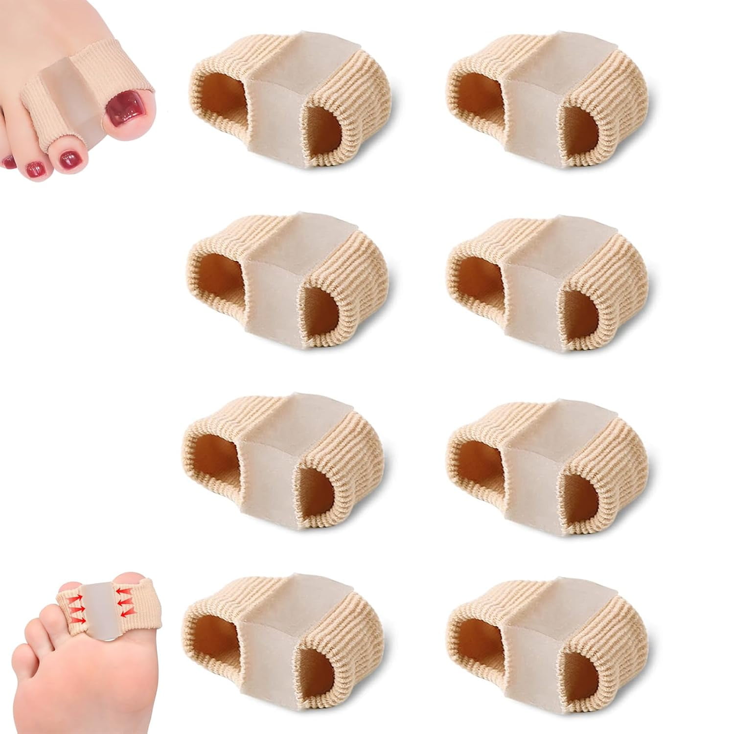Chiclify Premium Elastic Toe Separators - Comfortable Pain Relief ...