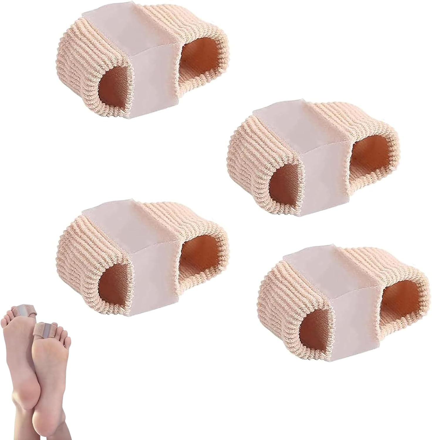 Chiclify Toe Spacers, First Two Toes Soft Flexible Toe Stretchers ...