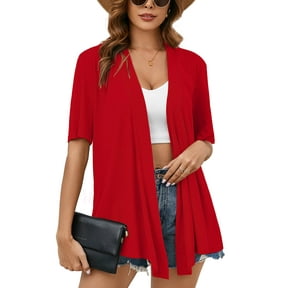 ameIAEA Cardigans for Women 3/4 Sleeve Open Front Lace Cardigan ...