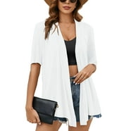 Fimkaul Teacher Sweater Womens Basic Crew Neck Long Sleeve Button Down ...