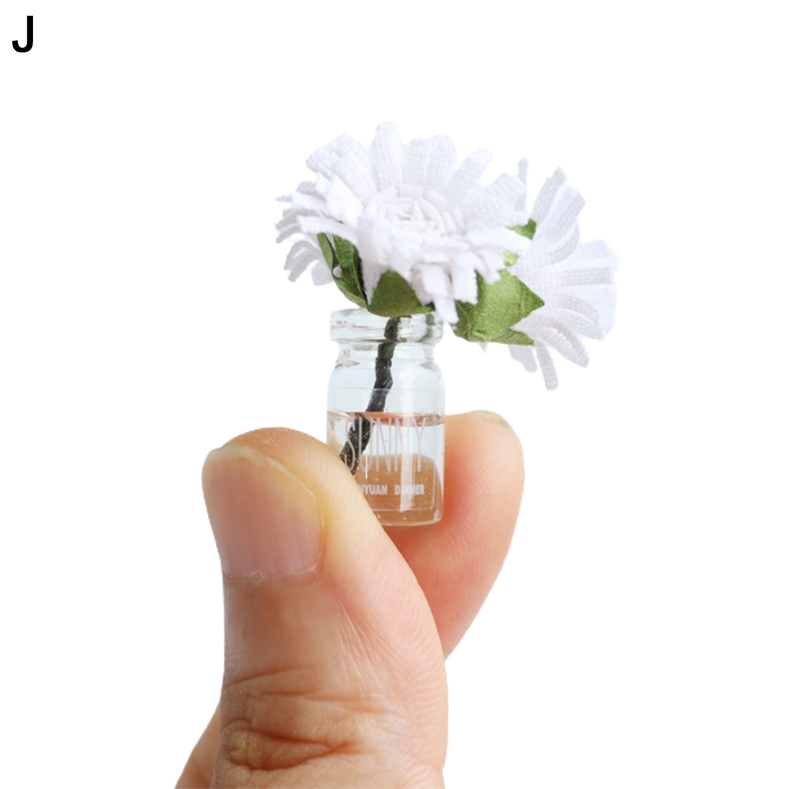 Dollhouse Miniature 1:12 Scale Miniature Glass Vase - Hand-Painted ...