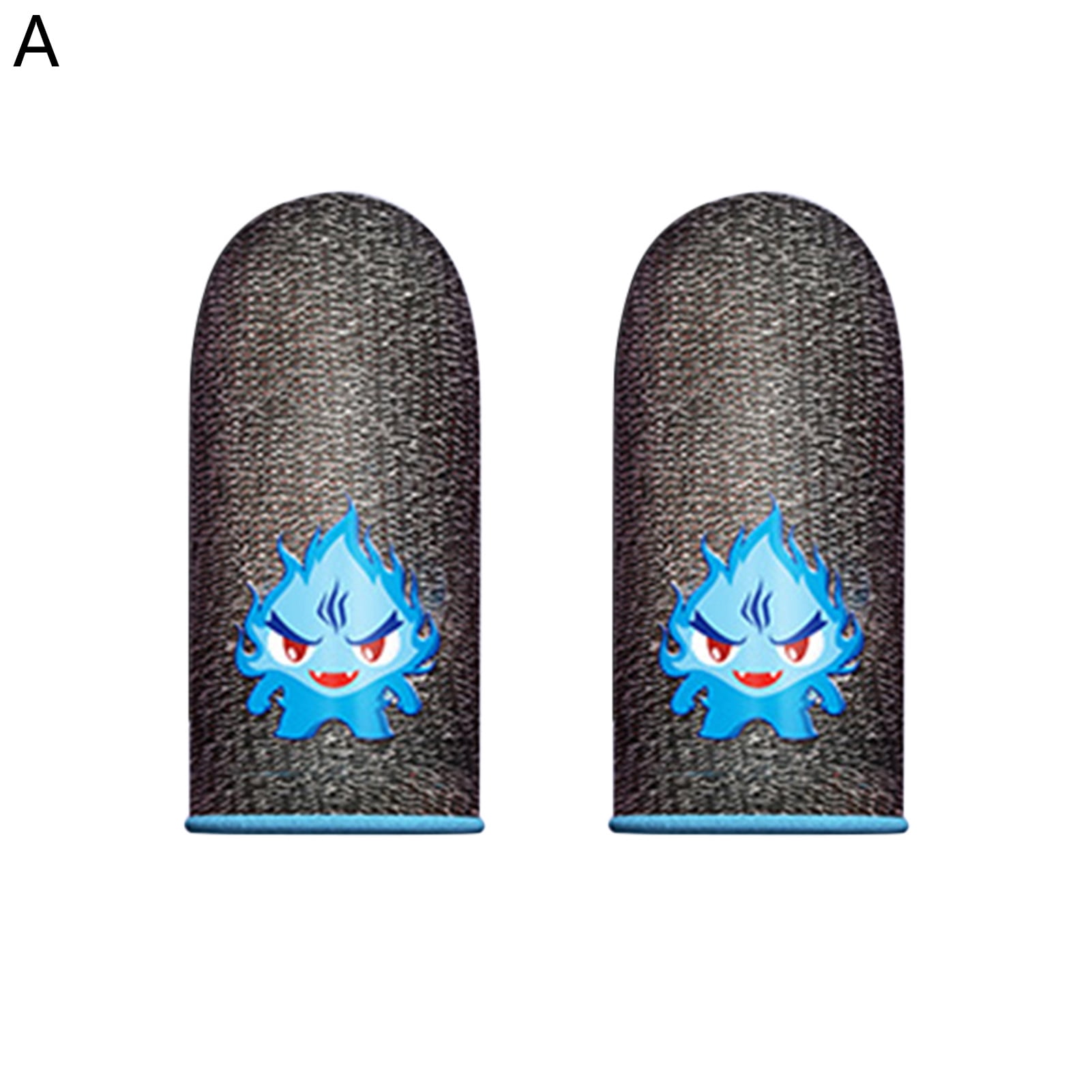 Chicmine 1 Pair Gaming Thumb Gloves Luminous Breathable Ultra-thin Game ...
