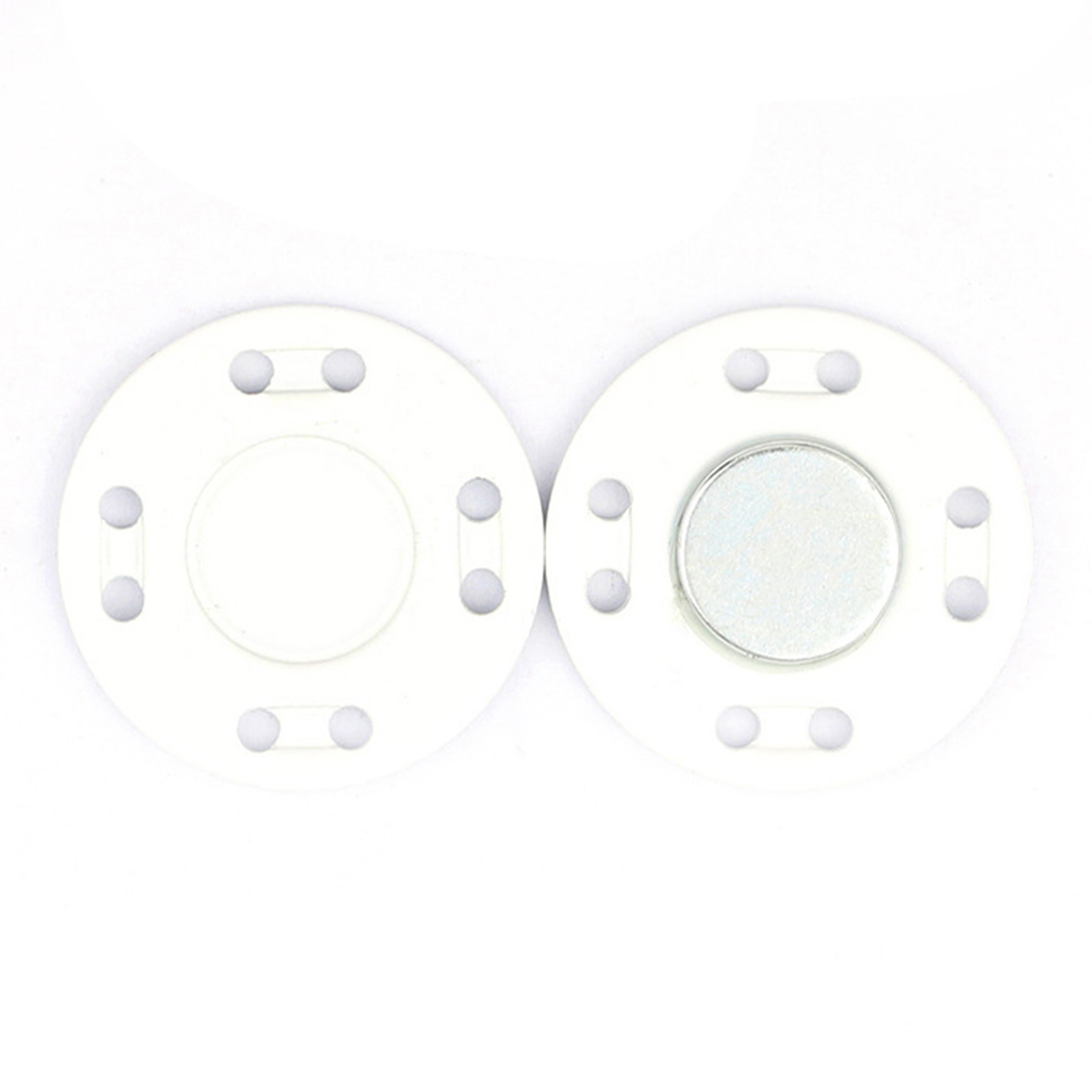 Chicmine 1 Pair Invisible 8-holes Design Magnet Buttons Metal Clothes ...