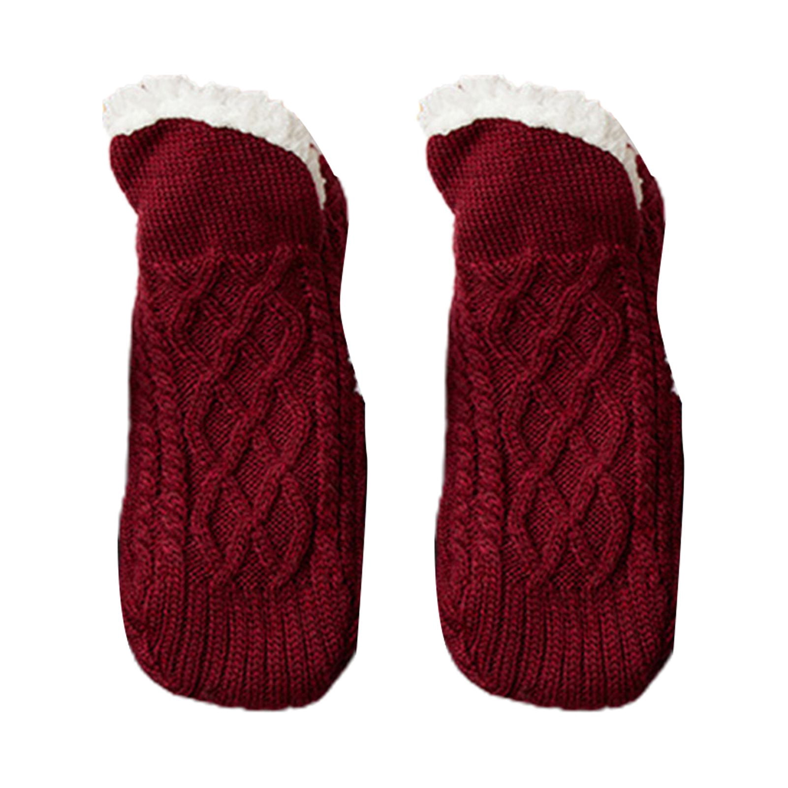 Chicmine 1 Pair Nice-looking Floor Socks Comfortable Polyester Thick ...