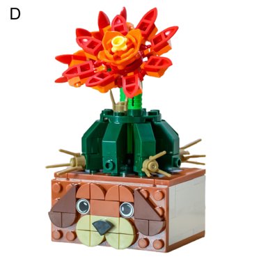 Succulent Bonsai Botanical Building Set, Mini Building Blocks Succulent ...