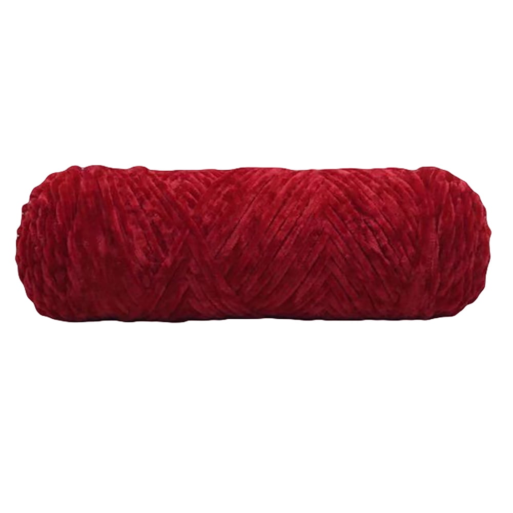 Chicmine 100g Chenille Soft Baby Knitting Crochet Scart Hat Woolen Yarn ...