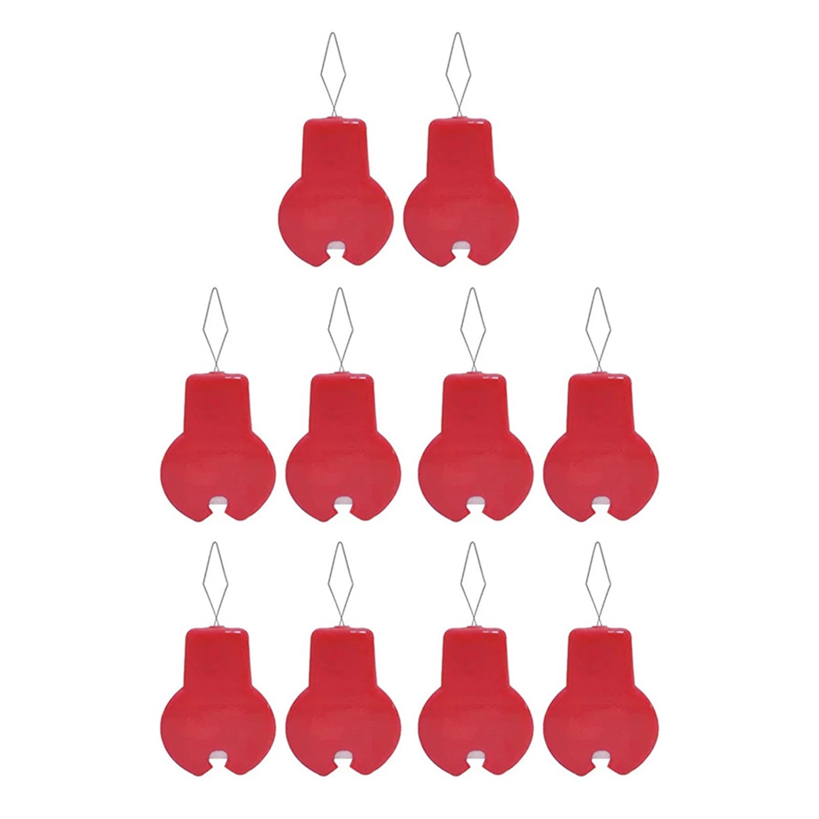 Chicmine 10Pcs Needle Threaders with Blade Calabash-shaped Labor-saving ...