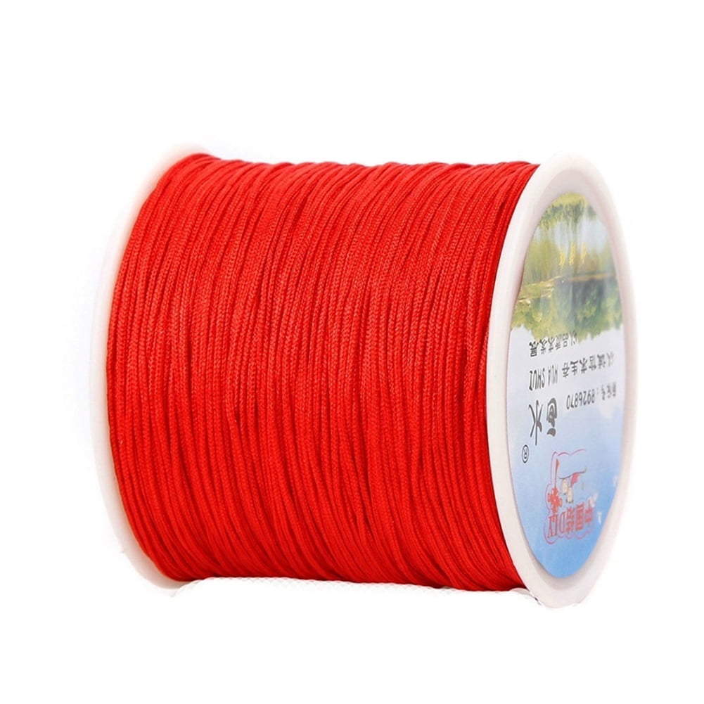 Chicmine 1mm 100m Nylon Macrame Chinese Knot Cord Bracelet Bead Jewelry ...