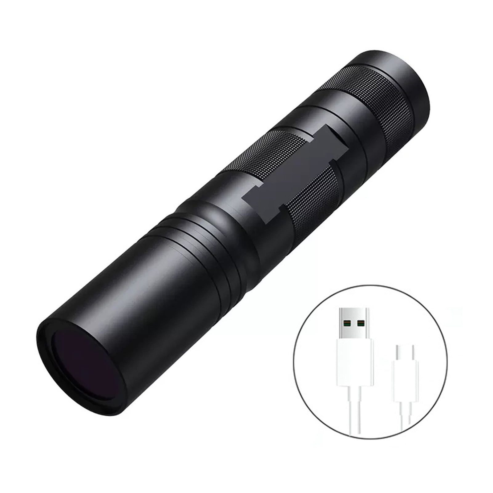 Chicmine 20W Portable 365nm UV Flashlight USB Rechargeable Resin Curing ...