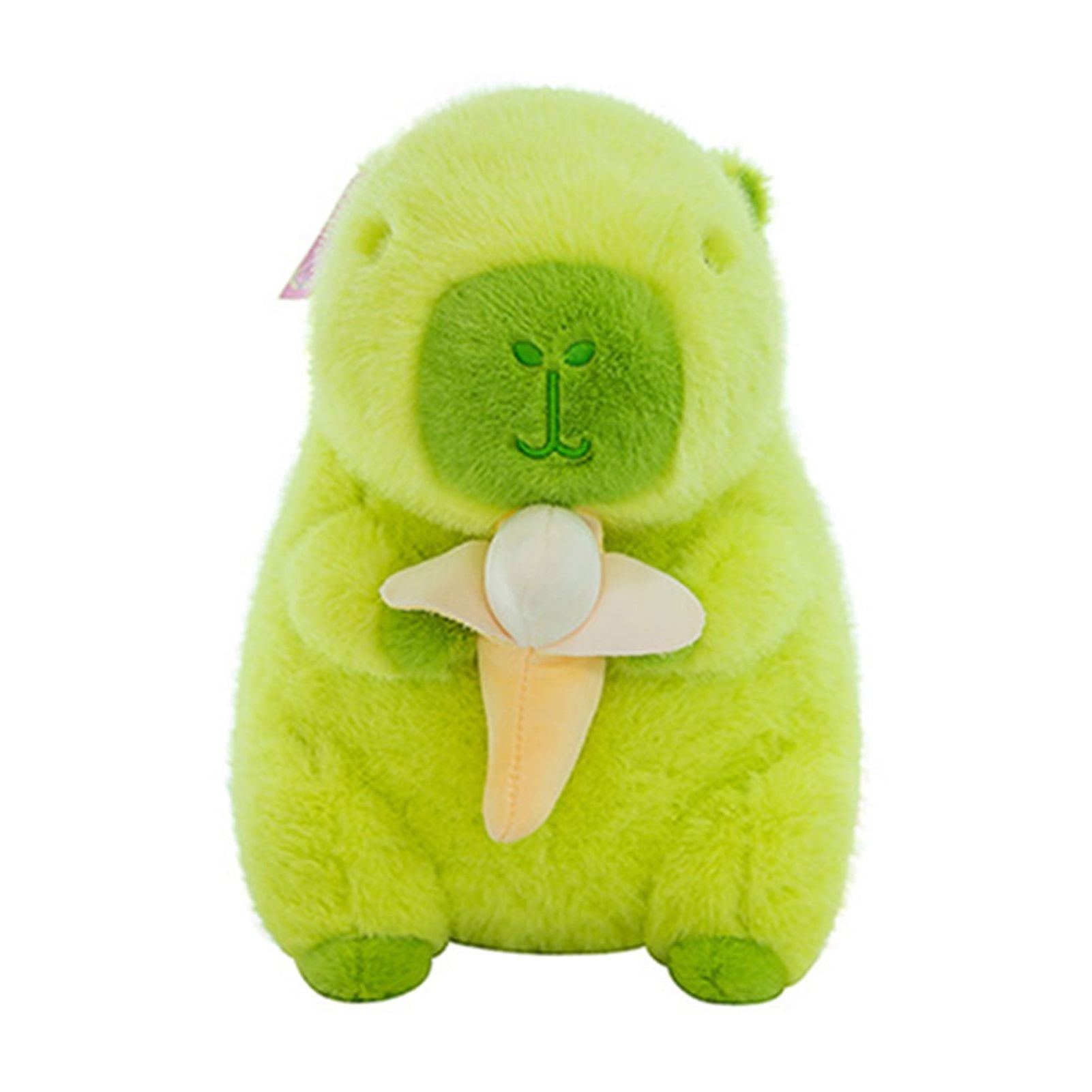 Chicmine 25/35/50CM Capybara Stuffed Animal Plush Toy Hug A Banana Eye ...
