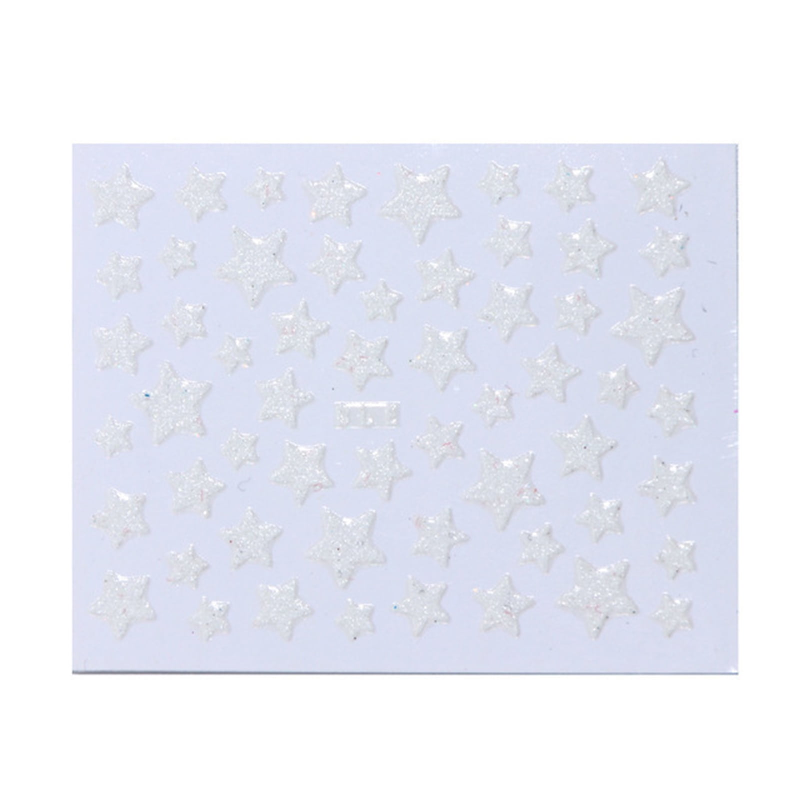 Chicmine 3D Nail Slider Stars Stickers Glitter Shiny Fingernail ...