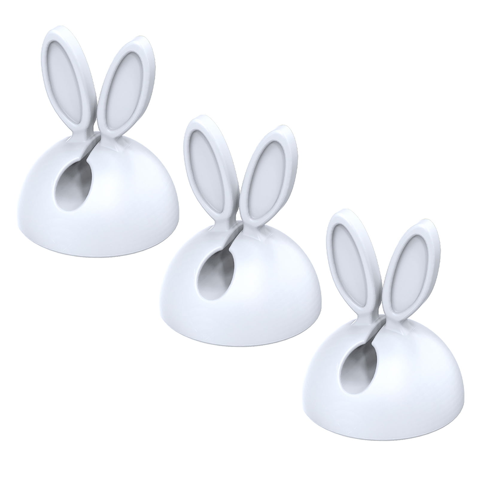 Chicmine 3Pcs/Set Cable Holder Creative Cartoon Rabbit Ear Shape ...