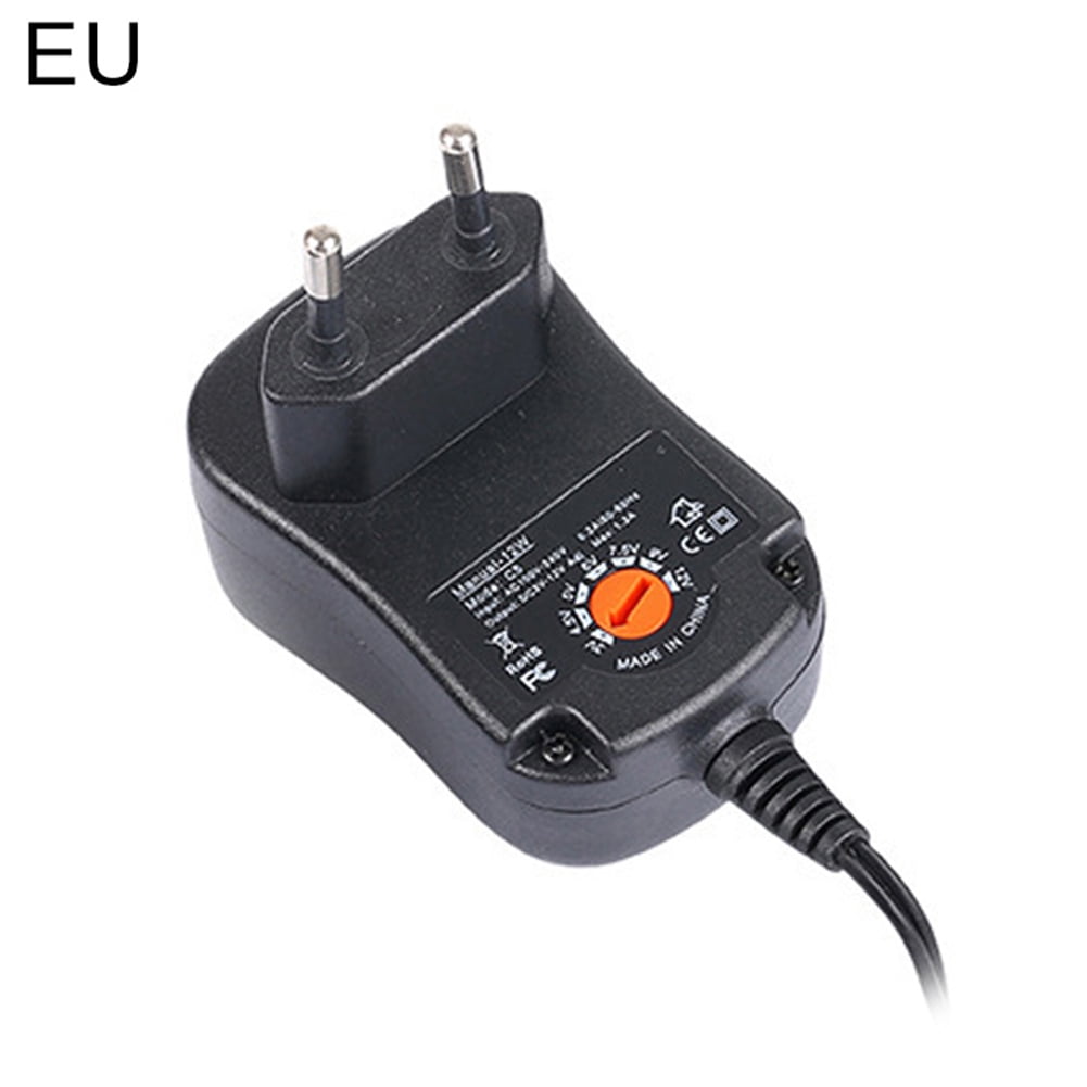 Chicmine 3V 12V Universal Adjustable Voltage Power Supply Wall Charger ...