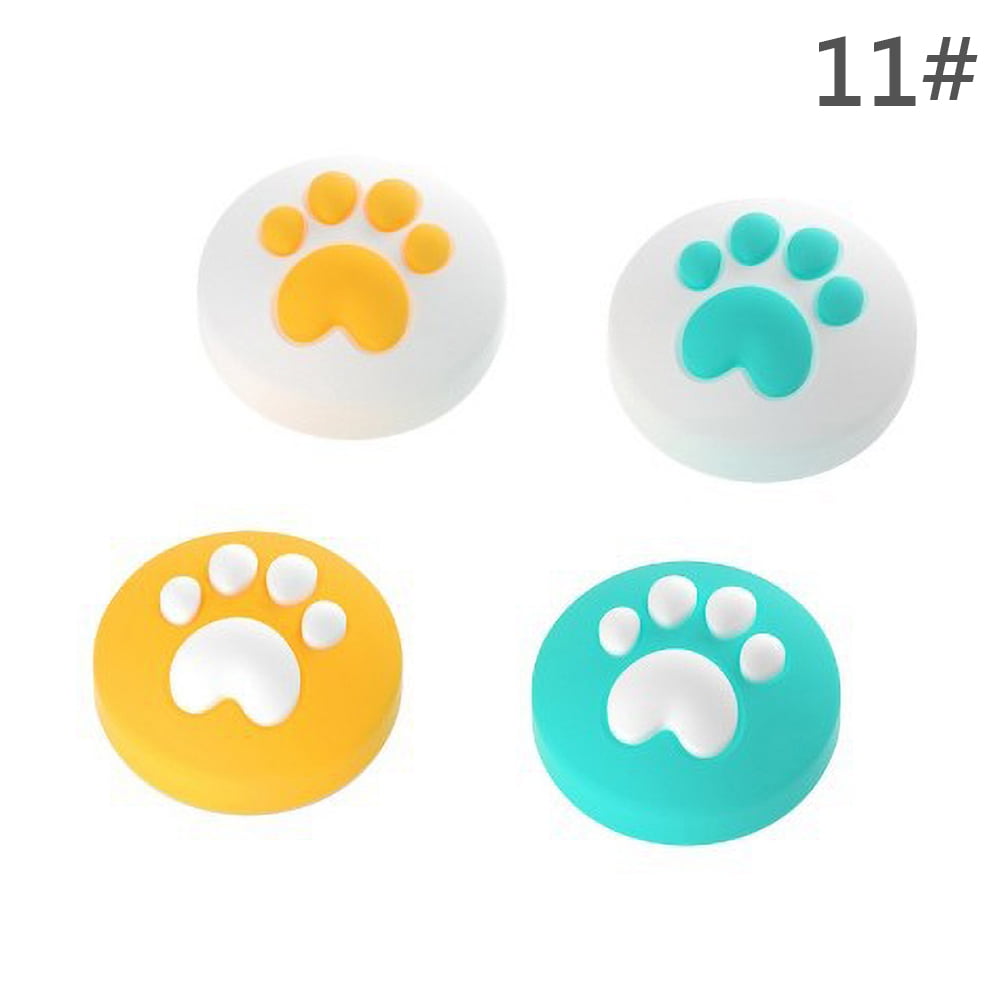 Chicmine 4Pcs Cat Paw Joystick Thumb Stick Grip Cap for NS Switch Lite ...
