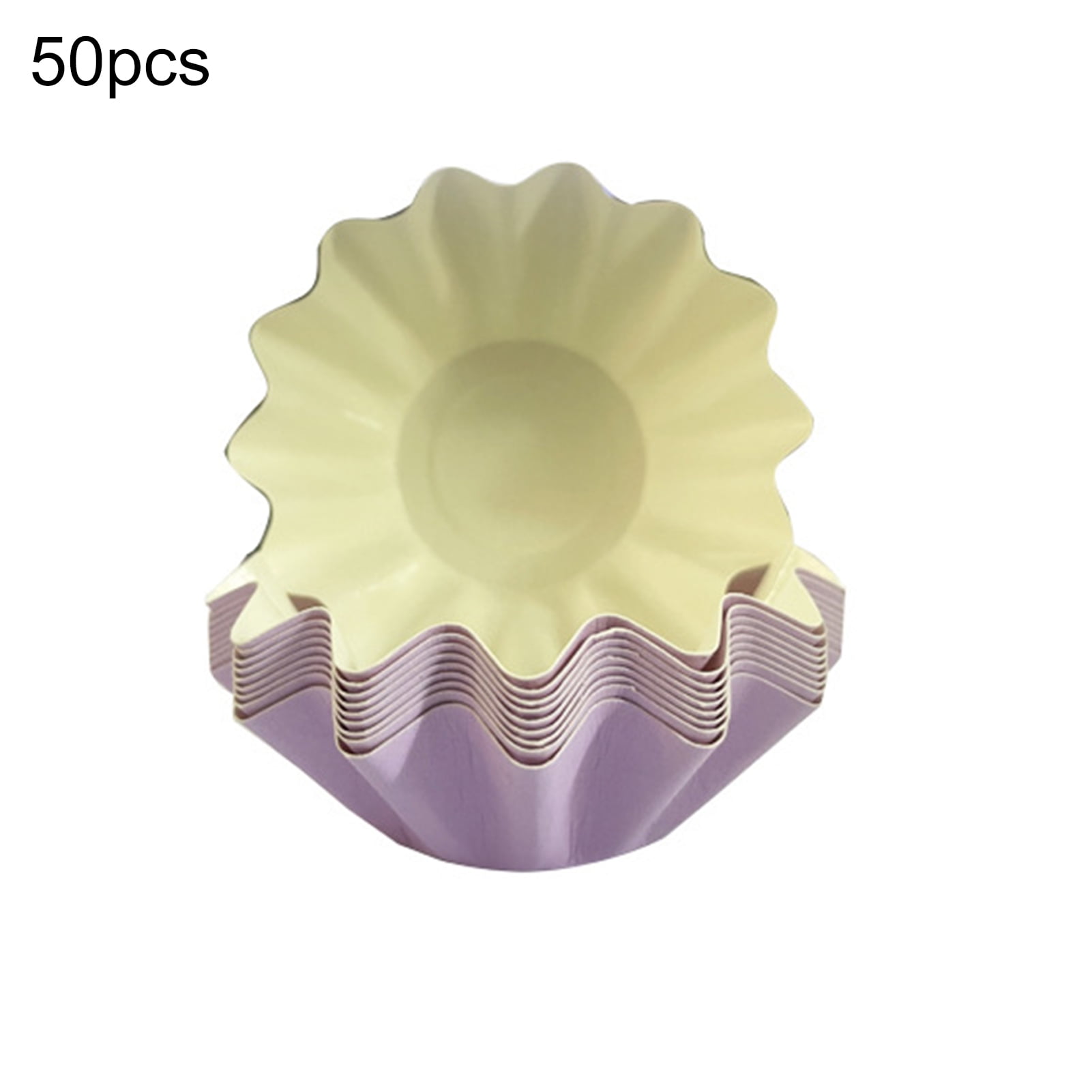 Chicmine 50Pcs Wax Melt Warmer Liner Leakproof Fadeless PET Wavy Shape ...