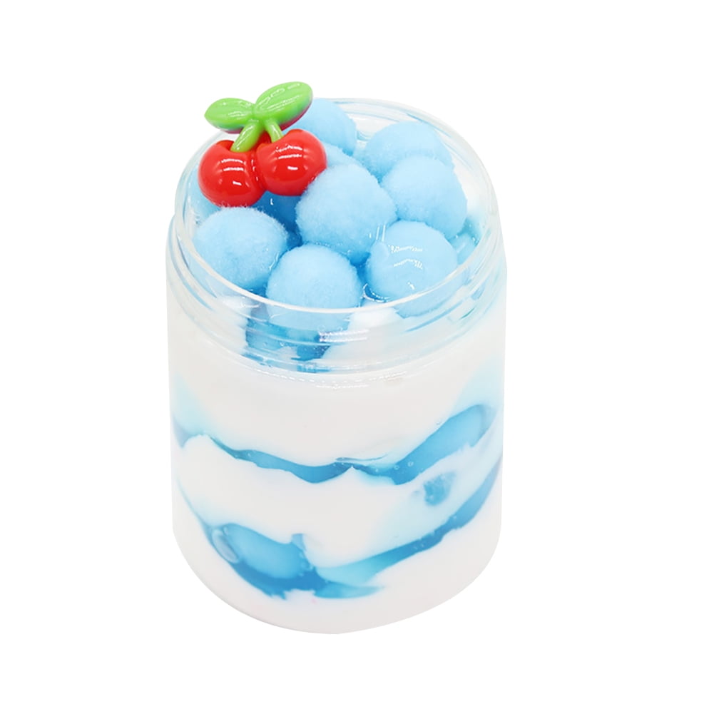 Chicmine 60/120ml Fruit Ice Cream Slime Mud Clay Craft Stress Reliever ...
