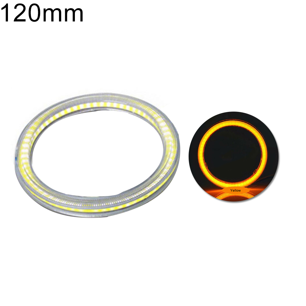 Chicmine 60mm-120mm Car Vehicle Universal COB Angel Eye LED Ring Light ...